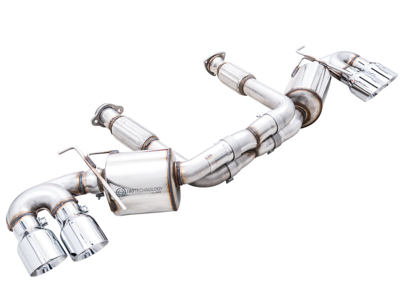 AWE Tuning 2020 Chevrolet Corvette (C8) Touring Edition Exhaust - Quad ...