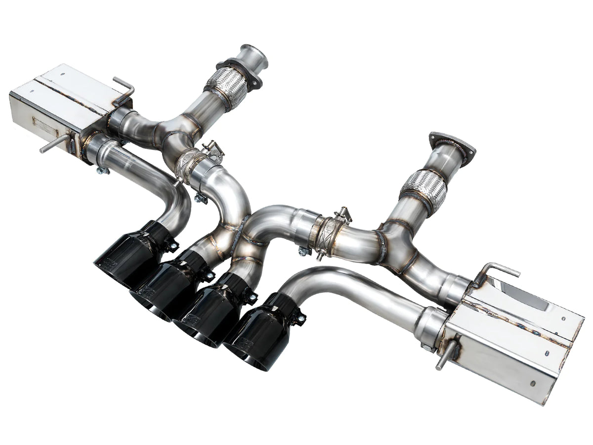 AWE Tuning 2023 C8 Corvette Z06 SwitchPath Cat-Back Exhaust - Diamond ...